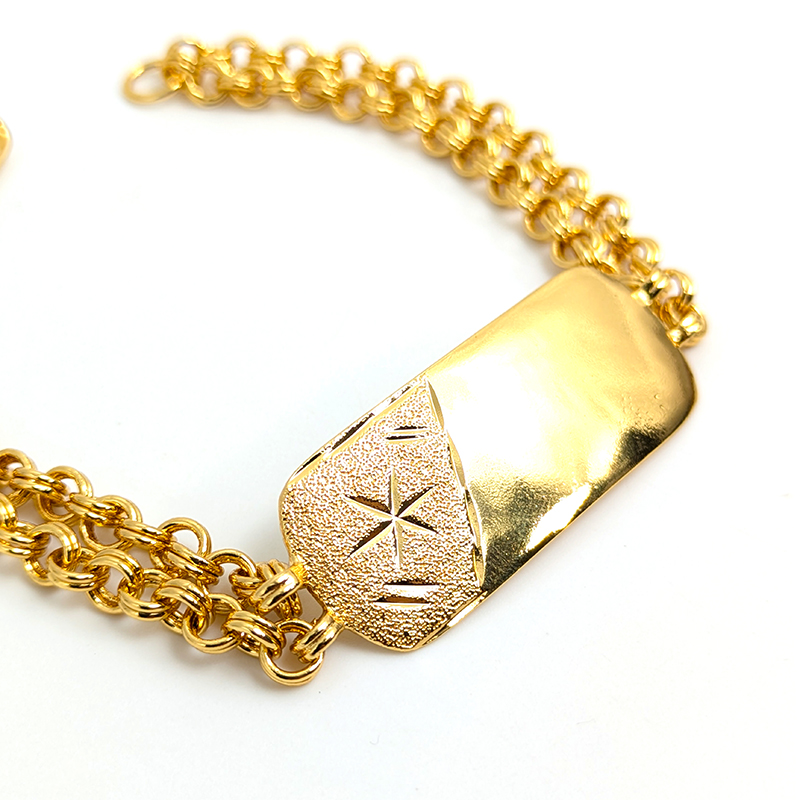 Double cordon link ID Handband