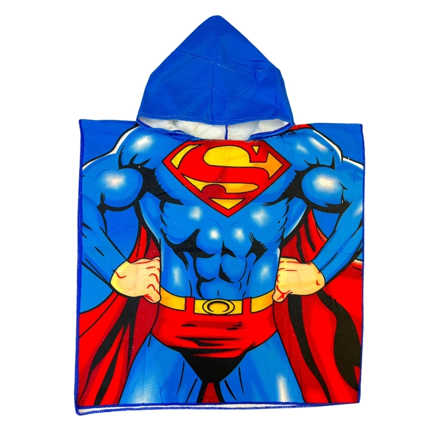 Kids Bath Cloak Superman