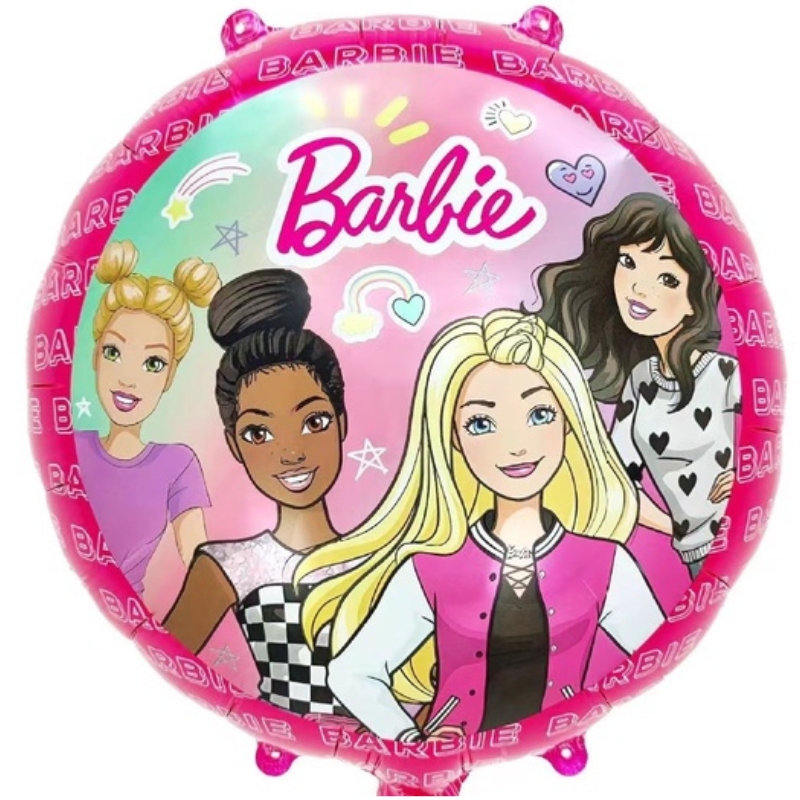 Barbie metallic balloon